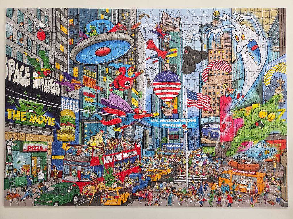 Puzzle 1000 pièces Goliath New York That's Life City Edition Canton ...