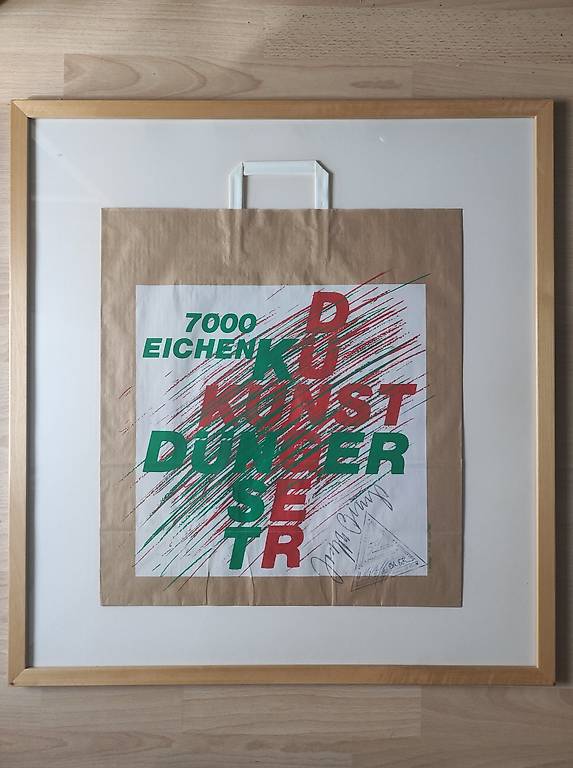 JOSEPH BEUYS - 7000-EICHEN-TÜTE 1982 - MULTIPLE Canton Saint-Gall ...