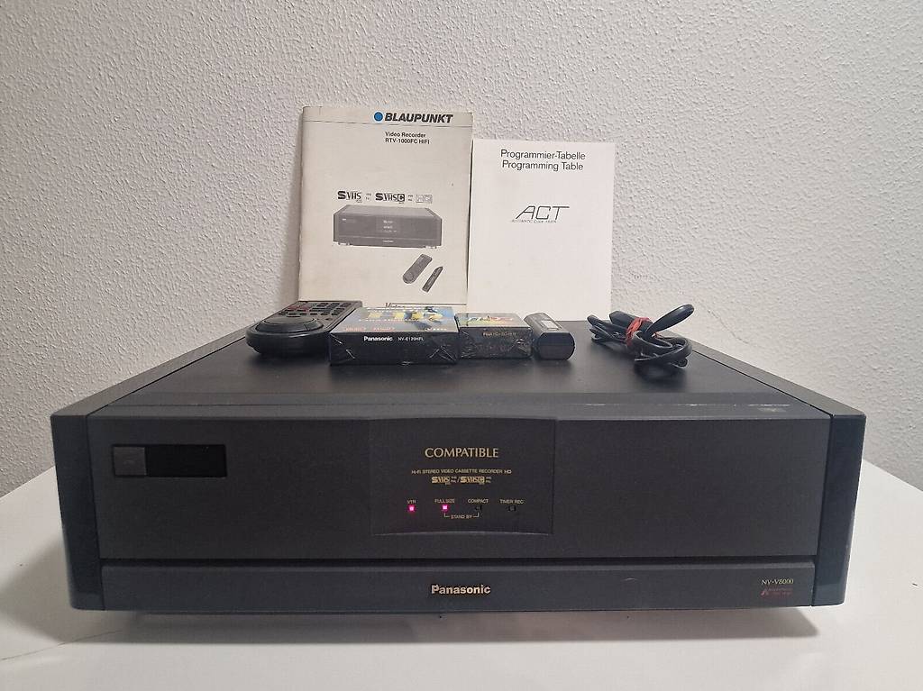 panasonic NV-HS 8000 STUDIO S-VHS /C-VHS REKORDER REVIDIERT im Kanton ...