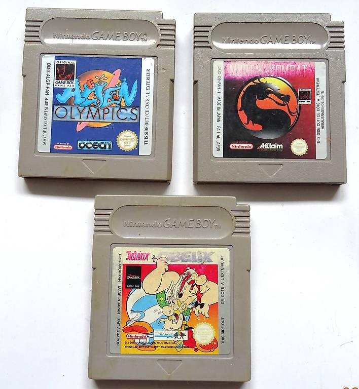 3 x Gameboy Spiele : Asterix, Alien Olympic, Mortal Kombat Canton Vaud ...
