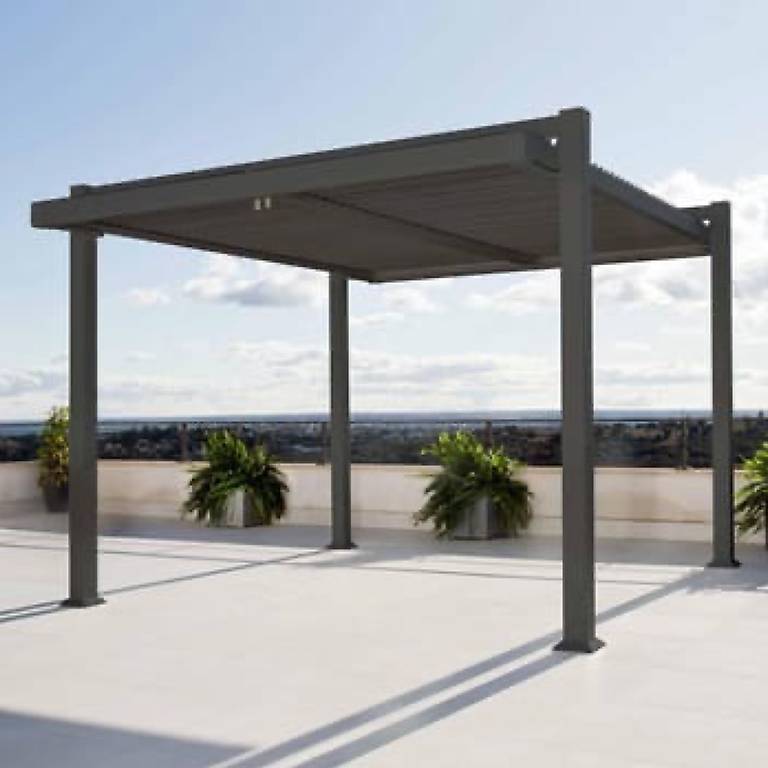 NEUF ! Pergola alu gris anthracite Canton Valais - anibis.ch