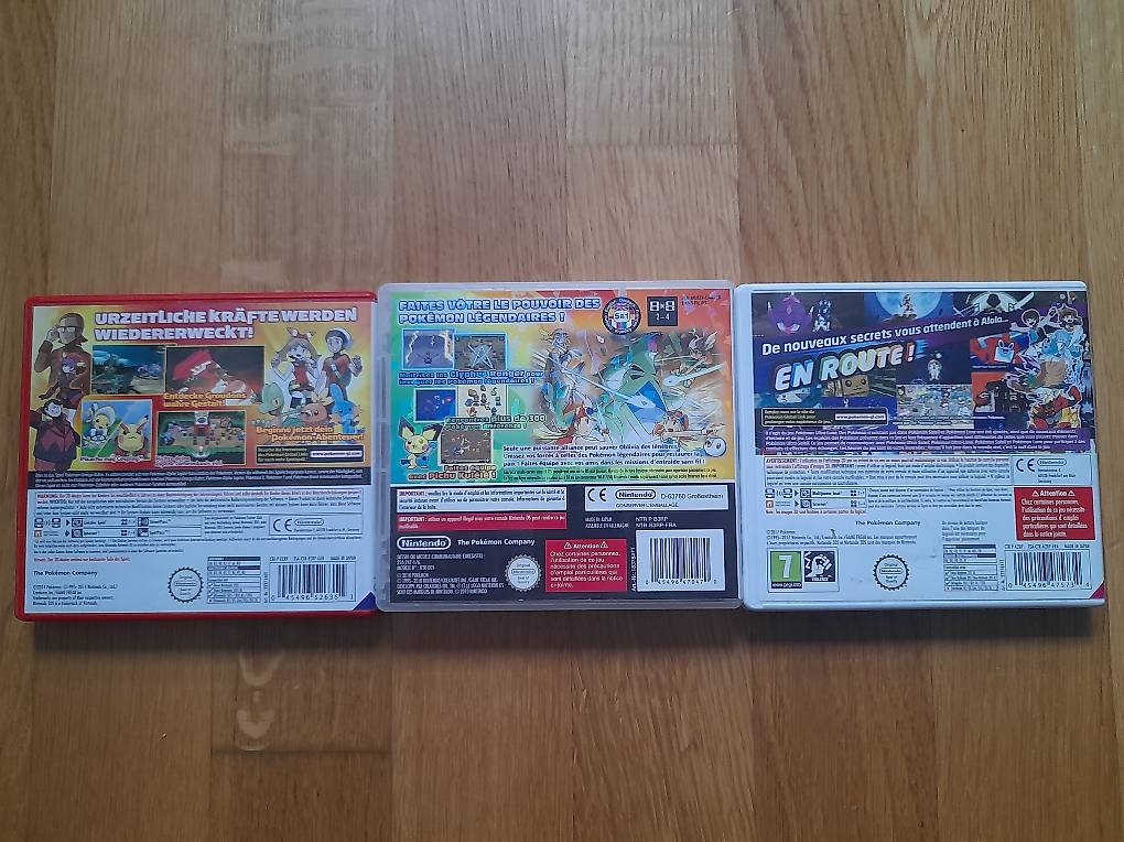 Boites vide Pokémon - Nintendo DS Canton Vaud - anibis.ch