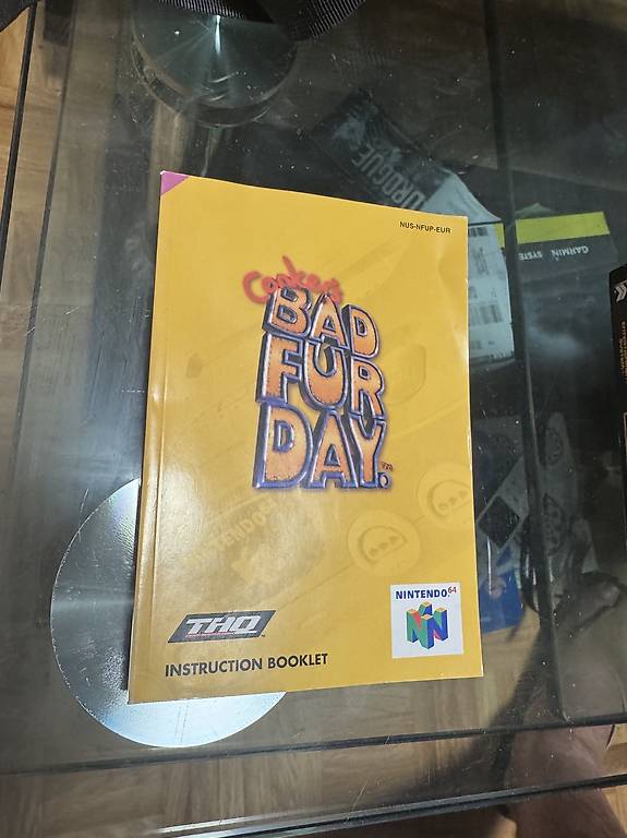 Manuel, notice Conker Bad fur Dax N64 Canton Vaud - anibis.ch