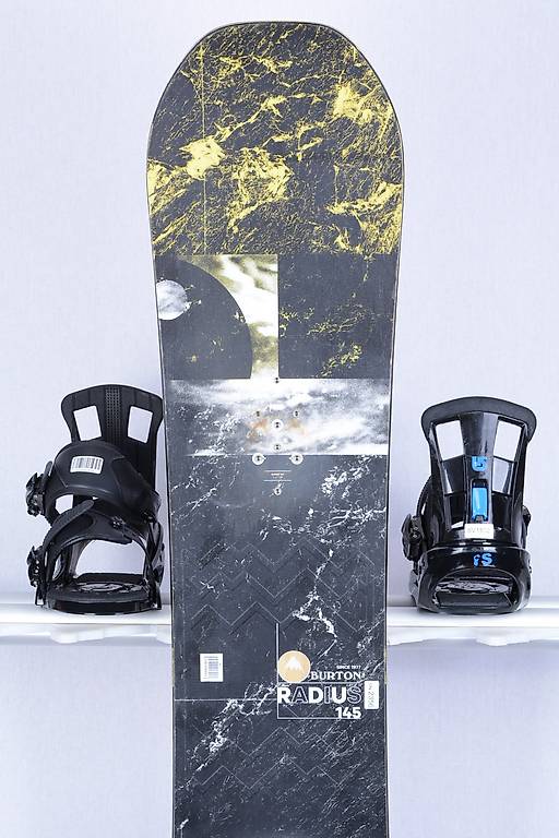 145 cm snowboard BURTON RADIUS, black/yellow, woodcore Canton Berne ...