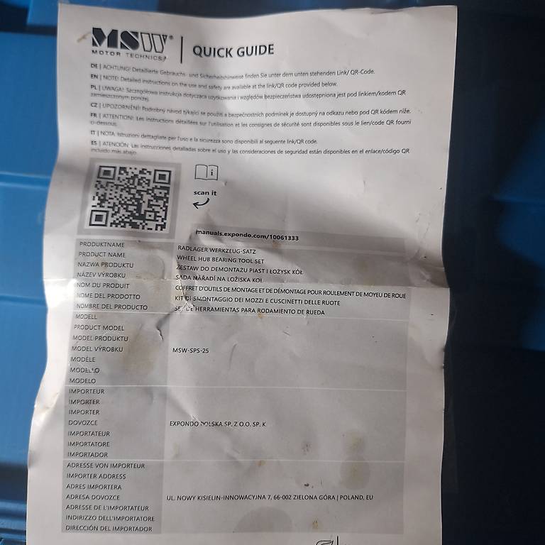 Outils extracteur de roulements 85 mm Canton Vaud - anibis.ch