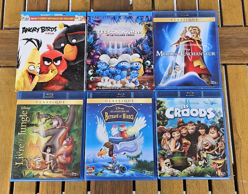 6 DVD Blu-Ray pour enfants Canton Vaud - anibis.ch