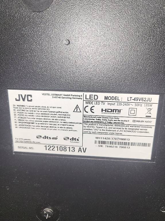 TV JVC LCD 49 pouces 124cm en parfait état Canton Vaud - anibis.ch
