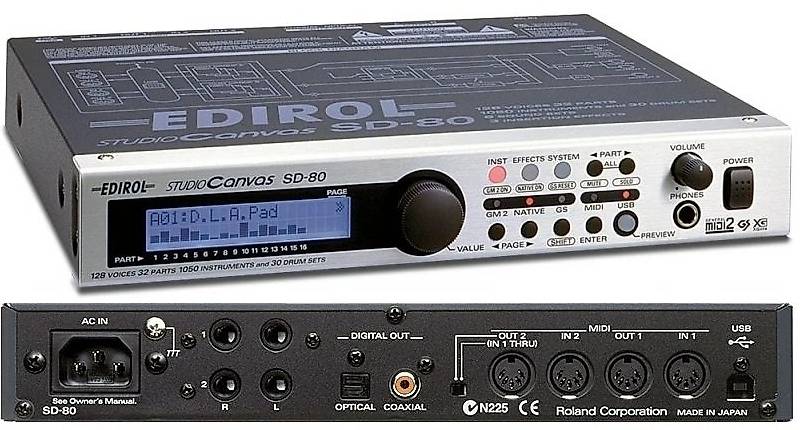 Roland Edirol Studio Canvas SD-80 polyphonique im Kanton Wallis - anibis.ch