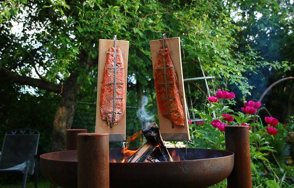 Planche de saumon flambé (set de 2) (Livraison Gratuit) Canton Vaud ...