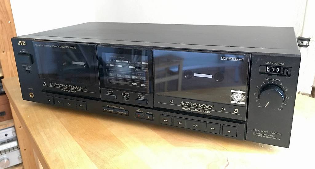 JVC TD-W301 - double cassette fin 80 début 90 - révisé Canton Vaud ...
