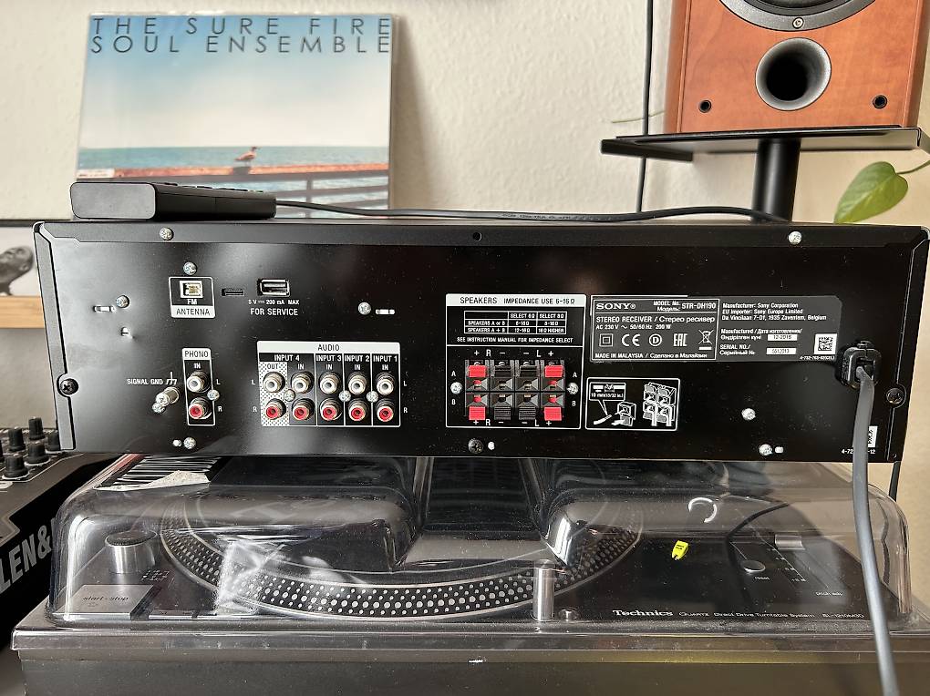 Sony STR-DH190 Stereo Receiver (Bluetooth & Phono) Canton Genève ...