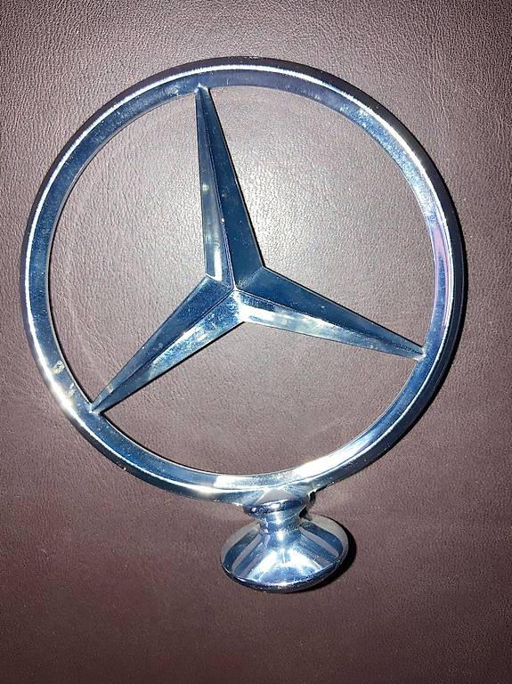 Original Mercedes Benz Stern / Kühlerfigur / Emblem Canton Thurgovie ...