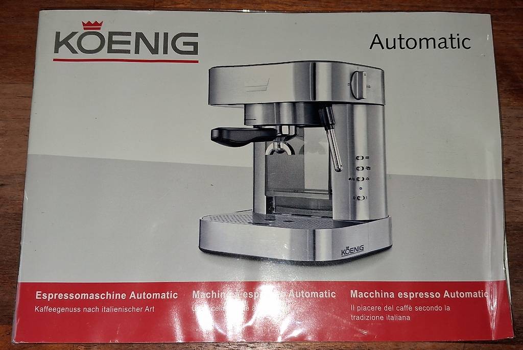 Machine à Café Barista Koenig B03108 Canton Vaud - anibis.ch