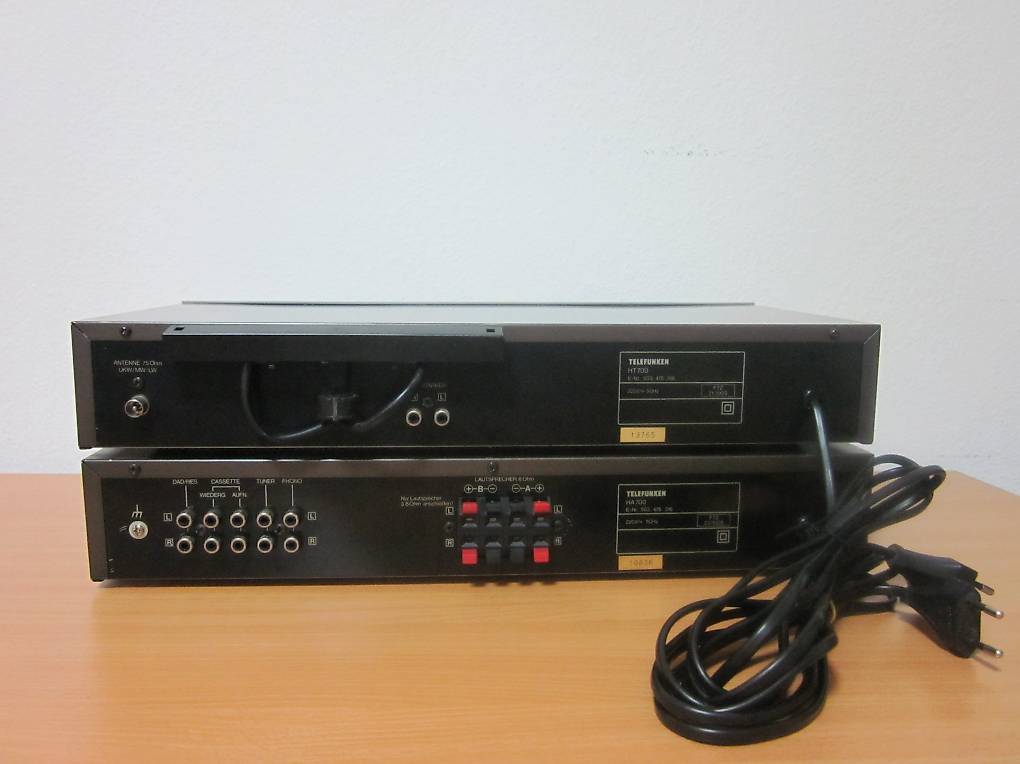 Telefunken - HA700 + HT700 (1984) Amplificateur+ Radio Canton Vaud ...