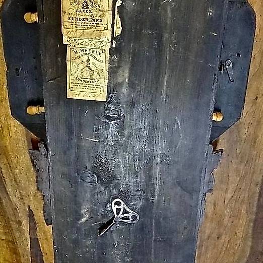 Horloge murale victorienne anglaise 1860 Mitchell Sunderland Canton ...