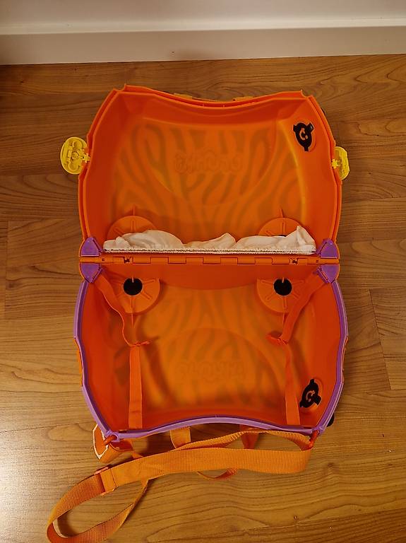 Valise Trunki orange, le rêve de tout enfant Canton Vaud - anibis.ch