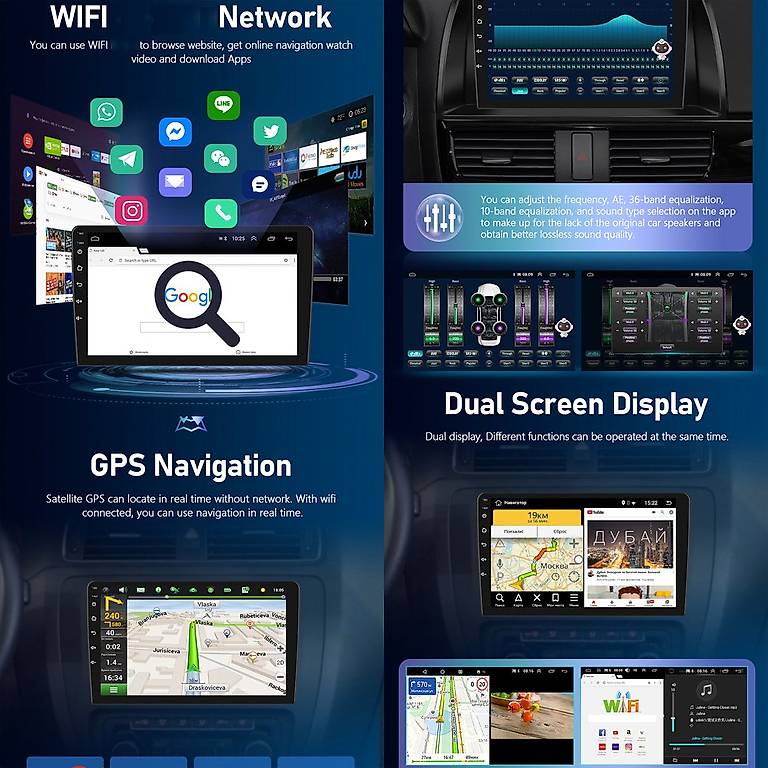 Autoradio Fiat Grande Punto Linea Carplay Navi DAB+ Canton Tessin ...