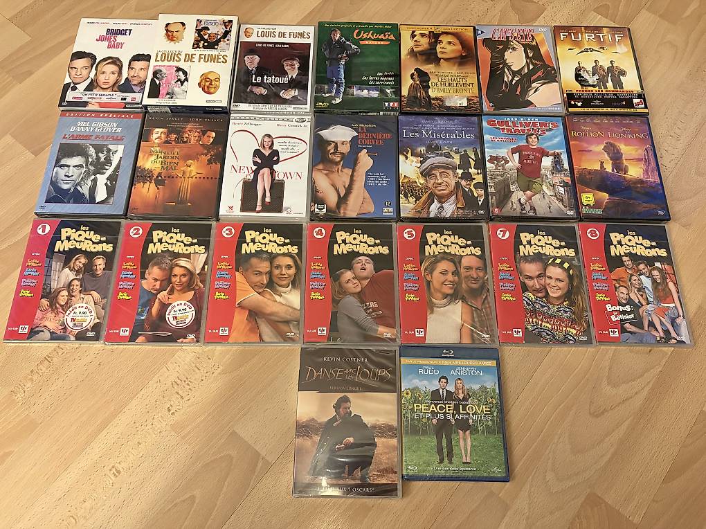 DVD liste 9 neufs Pique-Meurons, Danse avec les loups Canton Jura ...