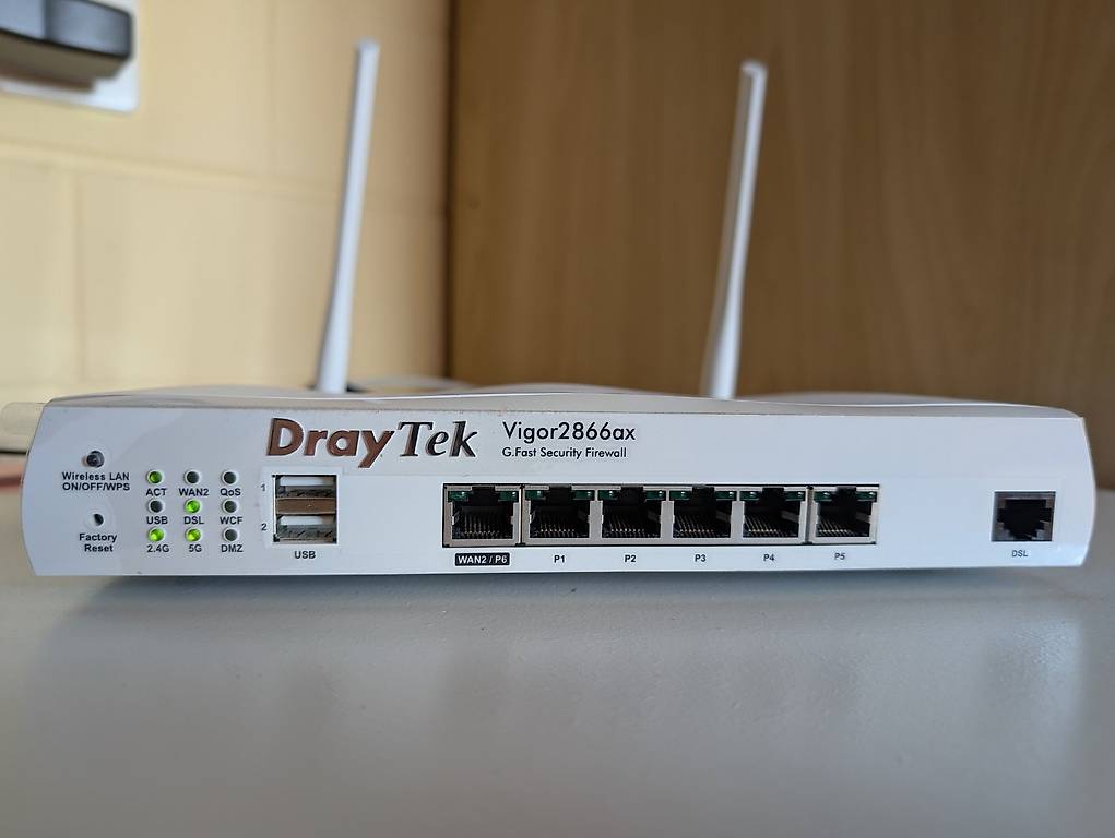 DrayTek Vigor2866ax - Router modem firewall G.Fast im Kanton Waadt - anibis.ch