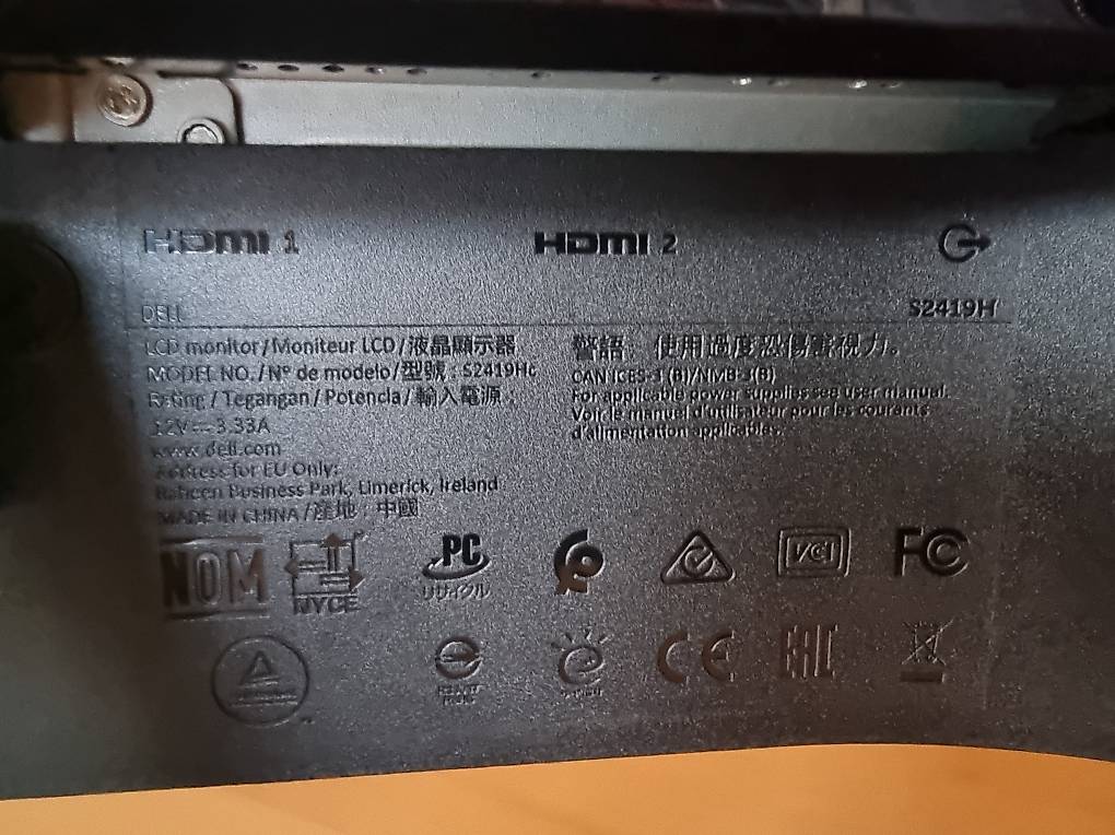 Ecran PC Dell P2419H 24" - Full HD LCD - 4 ms - IPS 60H Canton Vaud ...