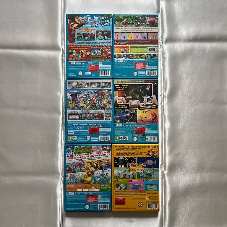 Jeux Wii U et carte amiibo - Prix en description Canton Genève - anibis.ch