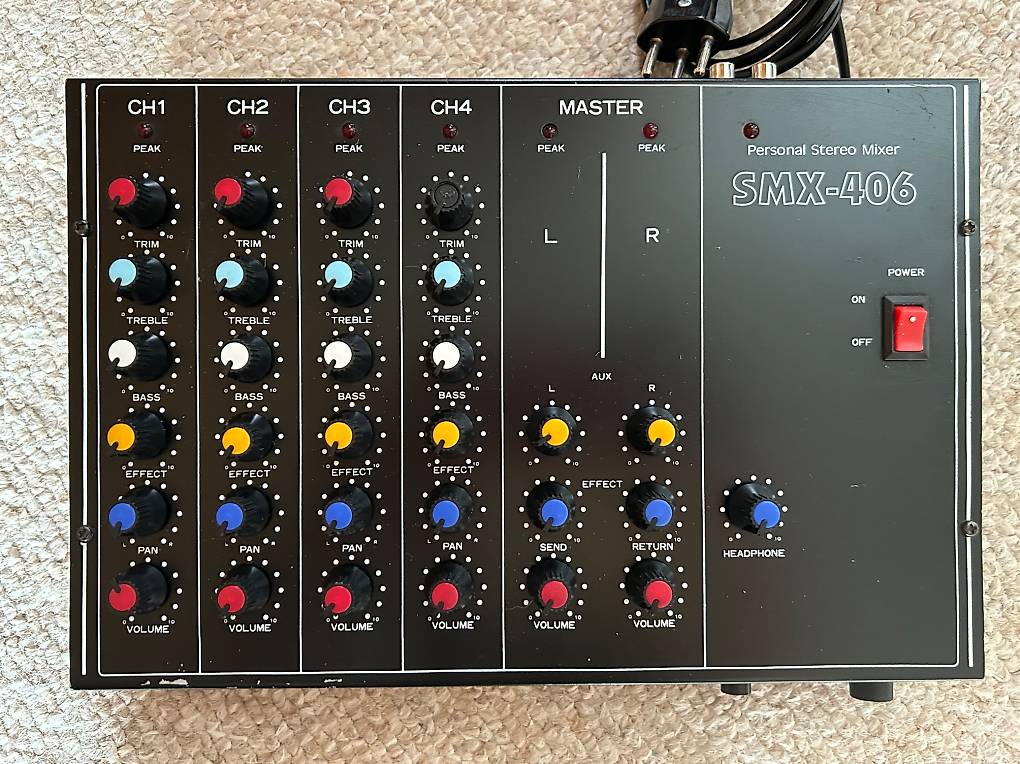 Mixeur stéréo personnel à 4 canaux SMX-406 - Vintage Canton Vaud ...