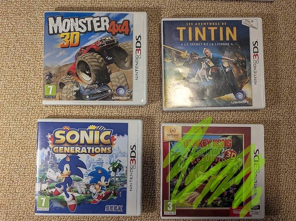 16 jeux Nintendo 3DS - Lego, Mario, Sonic, Pets, ... 15CHF Canton Vaud ...