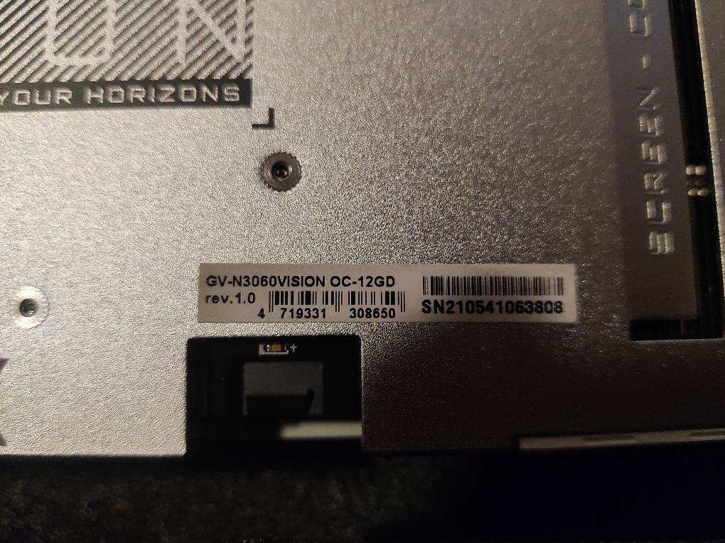 Carte graphique GPU Gigabyte Vision RTX 3060 12Gb Canton Genève - anibis.ch