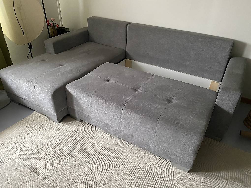 Canapé d'angle convertible coffre Canton Vaud - anibis.ch