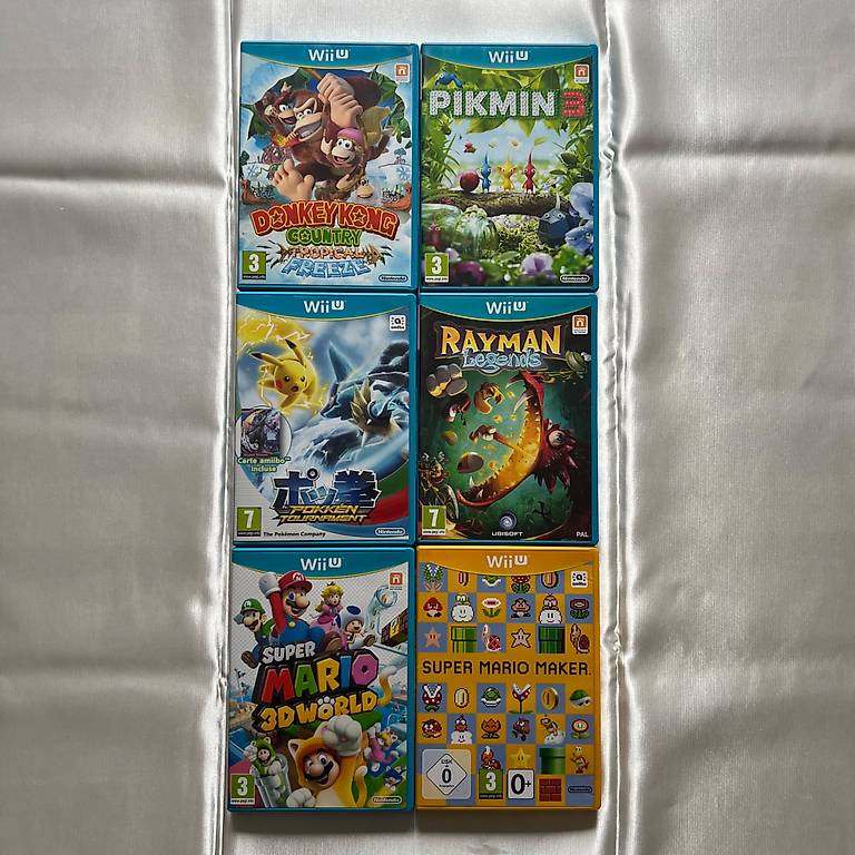 Jeux Wii U et carte amiibo - Prix en description Canton Genève - anibis.ch