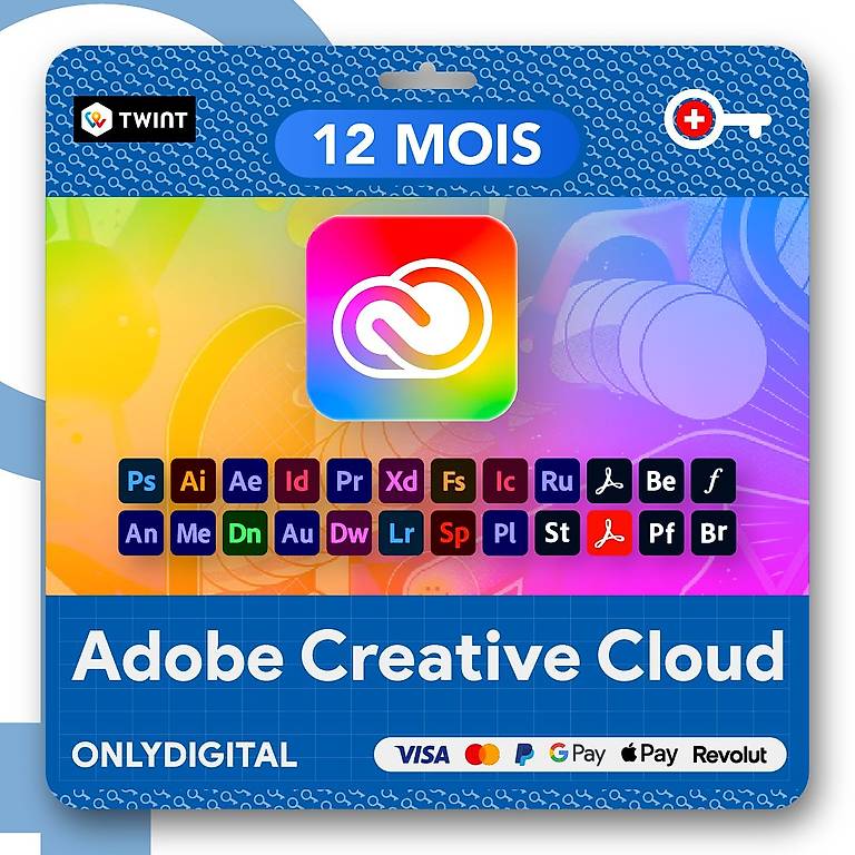 Adobe Creative Cloud - 12 month Canton Vaud - anibis.ch
