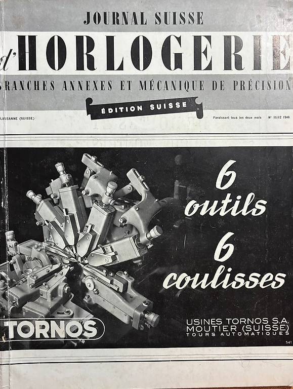Journal Suisse D'Horlogerie No.11/12 1946 Canton Zurich - anibis.ch