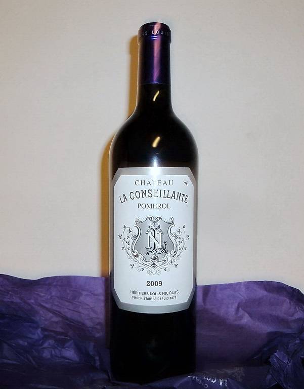 Château La Conseillante Pomerol 2009 note 96/97 Parker Canton Genève ...