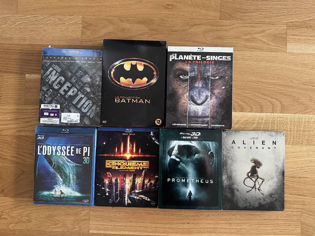 DVD et Blu-Ray, Alien, Batman etc. Canton Genève - anibis.ch