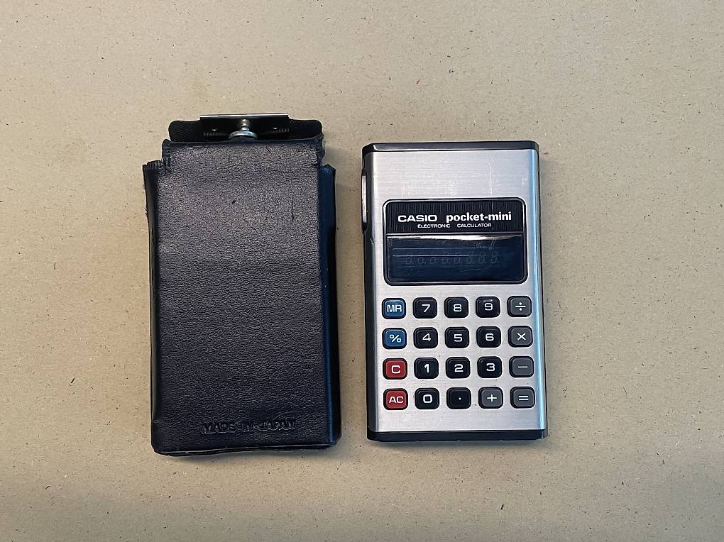 Calculatrice vintage Casio Pocket-mini - modèle collection Canton Vaud ...