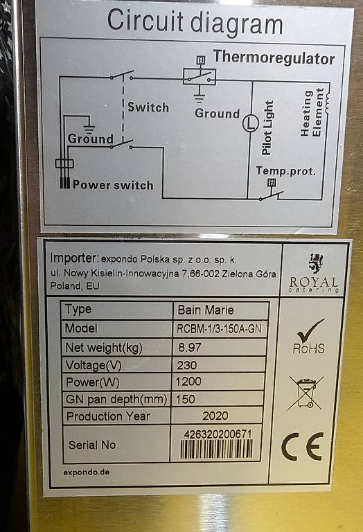 Bain Marie avec robinet de purge im Kanton Bern - anibis.ch