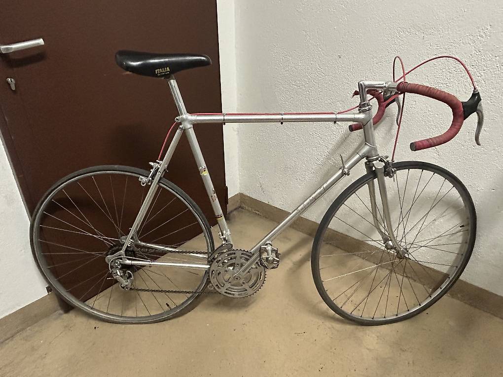 Vintage Alan Aluminium Road Bike Frame + Campagnolo Parts Canton Genève ...