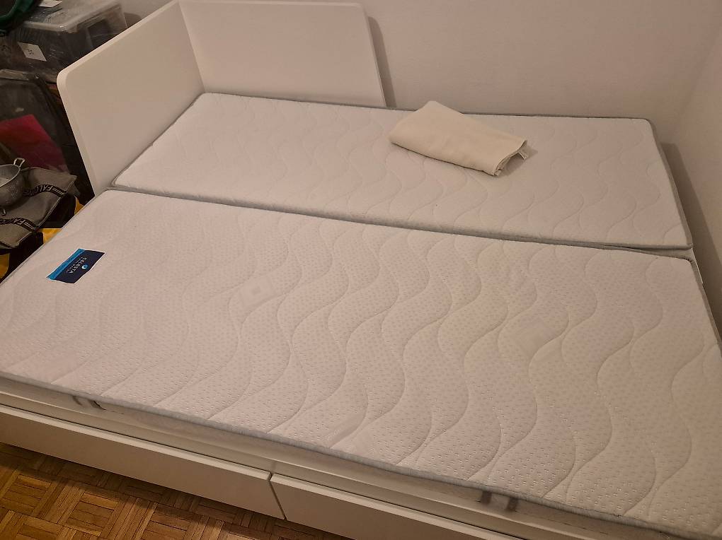 Lit banquette IKEA FLEKKE avec 2x matelas comme neuf Canton Genève ...