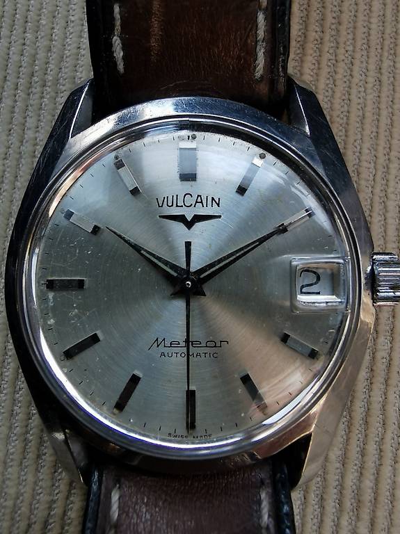 Montre automatique VULCAIN METEOR avec boîtier en acier Canton Vaud ...