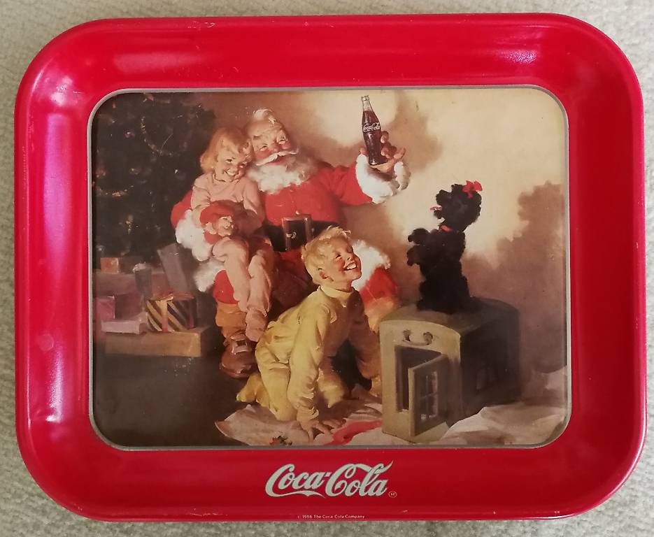 Plateau de Noël Coca-Cola vintage (1986) im Kanton Waadt - anibis.ch