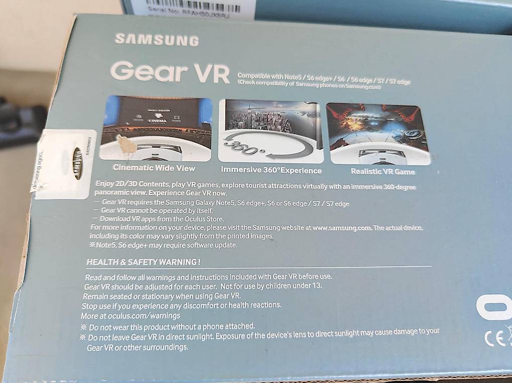 SAMSUNG GEAR VR OCULUS Casque Realite Virtuelle NEUF Canton Genève ...