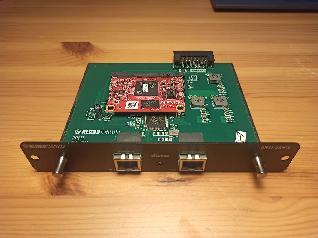 Carte Audinate Dante pour Midas M32 ou Behringer X32 Canton Vaud ...