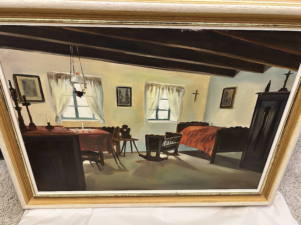 Tableau original et cadre Canton Vaud - anibis.ch