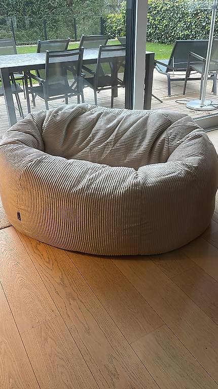 Pouf géant canapé velours côtelé Oeko-Tex® - SOUL Canton Genève - anibis.ch