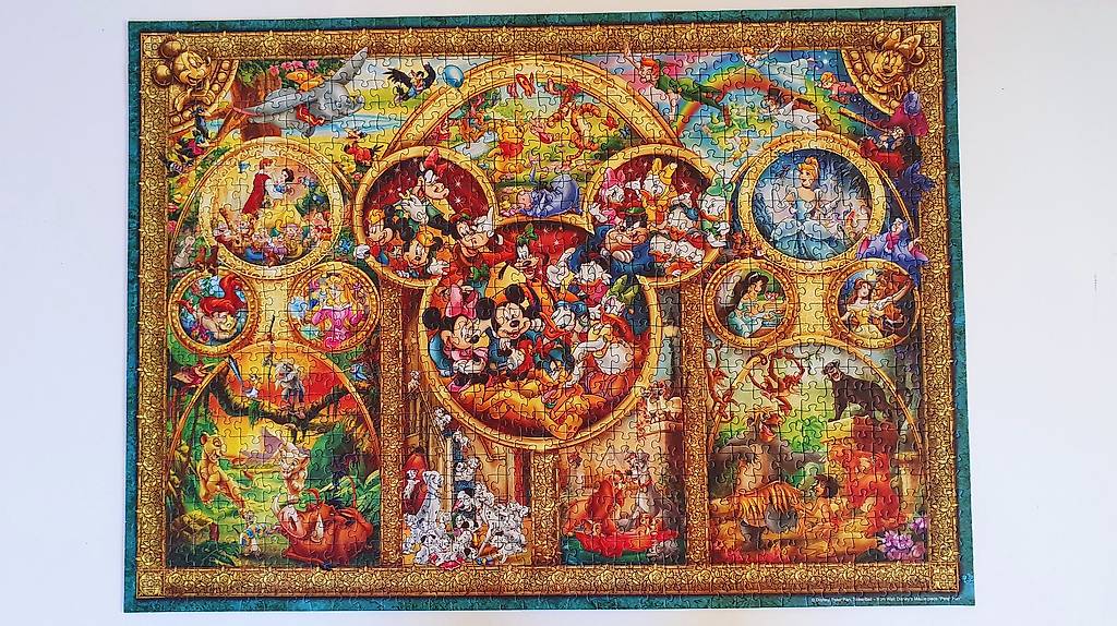 Puzzle Ravensburger, 1000 Teile, Die schönsten Disney Themen Canton ...