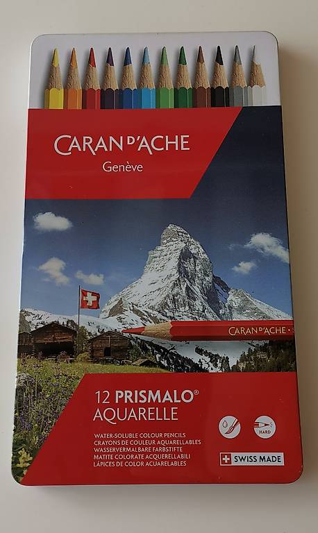Caran d'Ache Boîte Métal De 12 Crayons De Couleur Canton Genève - anibis.ch