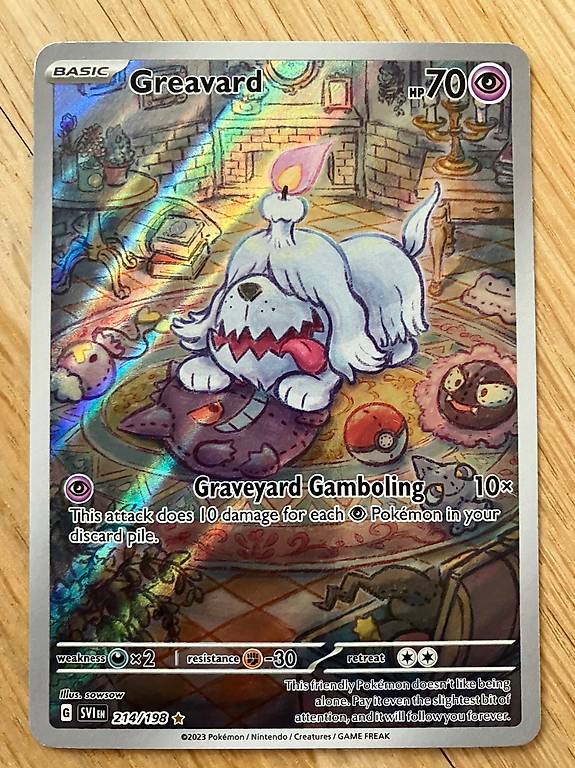 Carte Pokémon Greavard / Toutombe full art Canton Vaud - anibis.ch