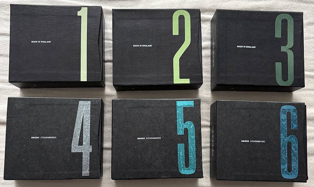 Depeche Mode: Single Box "Made in England": 6x 6 CDs Canton Zurich ...