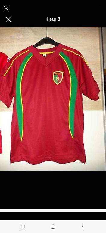 Maillot de football Portugal tailles 140 et 152 Canton Neuchâtel ...