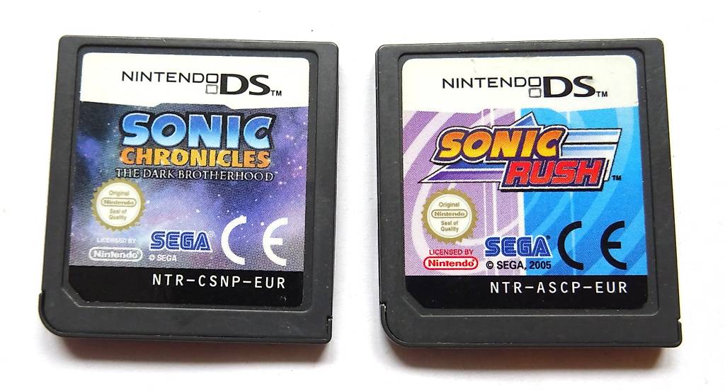 Nintendo DS - Sonic Rush + Sonic Chronicles Dark Brotherhood Canton ...